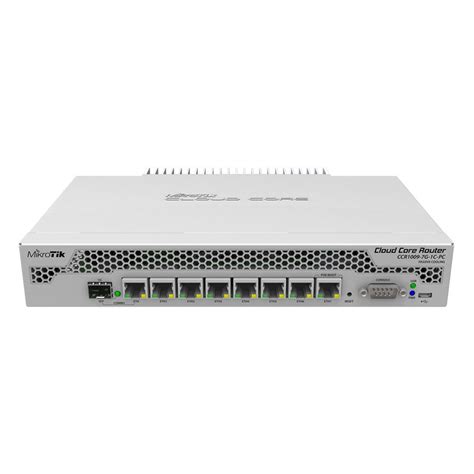 Mikrotik Ccr1009 7g 1c Pc Router 7x Gigabit Ethernet Ports And 1x Sfp Or Gigabit Ethernet Combo Port
