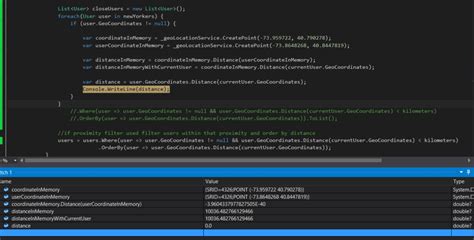 Entity Framework 6 DbGeography Distance Incorrect And Inconsistent