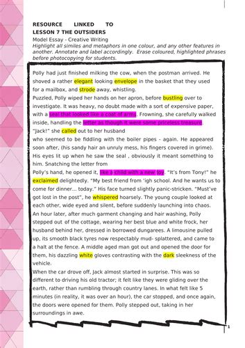 Gcse English Language Creative Writing Paper 1 Q5 Aqa Spec