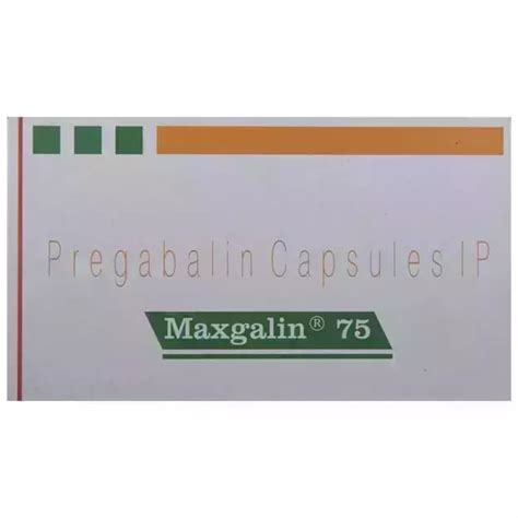 Maxgalin 75 Mg Capsule Uses Price Dosage Side Effects Substitute