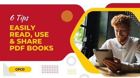6 Tips To Make PDF Books Easier To Read Use Share GPCD