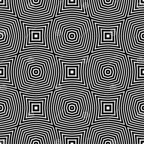 Black And White Seamless Pattern Geometrical Lining Stock Vector Illustration Of Rounded