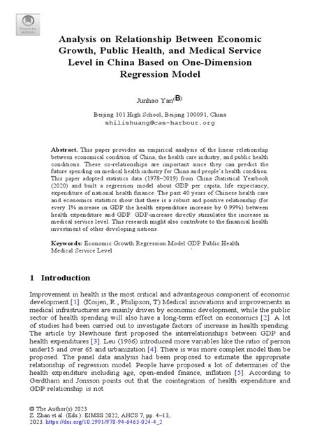 Regression Analysis Pdf Gross Domestic Product Regression Analysis