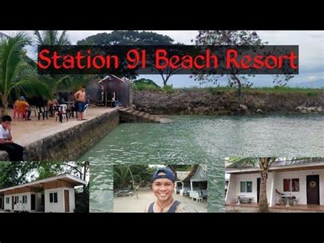 Station 91 Beach Resort Samal Island Youtube
