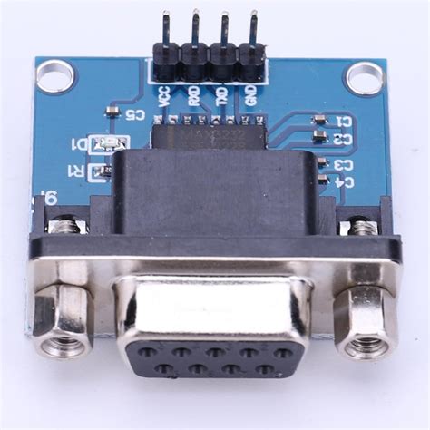 Max3232 Rs232 To Ttl Max232 Flashing Board 3 3v 5 5v Female Serial To Ttl Module Ebay