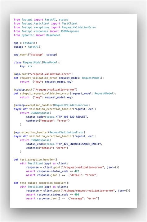 Maciej Nachtygal On Linkedin Python Fastapi Pydantic Starlette Programming