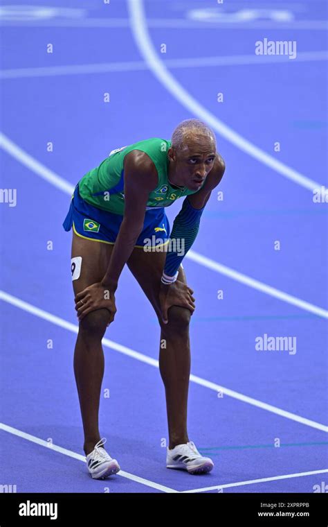 Saint Denis Pa 07082024 Mens 400m Hurdles Paris 2024 Olympics