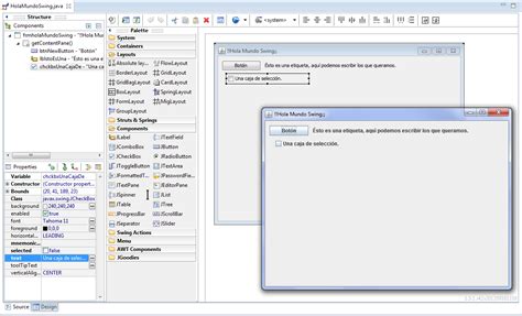 Hola Mundo Con Swing Y Eclipse •