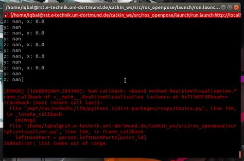 Hand Skeleton Error Issue 75 Ravijo Ros Openpose GitHub