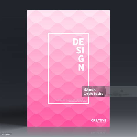 브로셔 템플릿 레이아웃 핑크 커버 디자인 비즈니스 연례 보고서 전단지 잡지 가리기에 대한 스톡 벡터 아트 및 기타 이미지 가리기 곡선 광고 Istock