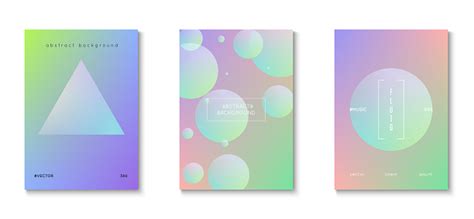 추상 포스터 삼각형 모양 기하학적 멤피스 요소 퍼플 미니멀 세트 그라디언트 디자인 홀로그램 플래카드 형광 트렌드 컬렉션 바이올렛