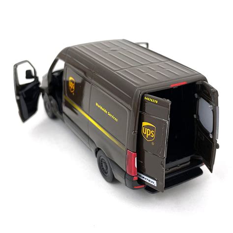 Ups Delivery Truck 2020 Mercedes Benz Sprinter Cargo Van 148 Scale Di
