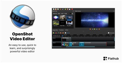 Install Openshot Video Editor On Linux Flathub