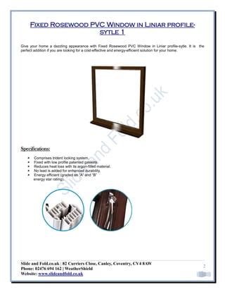 UPVC CASEMENT WINDOWS PDF