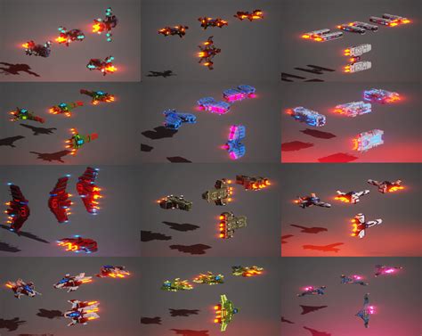 Voxel Spaceship Collection Link In Comment R Gamedev