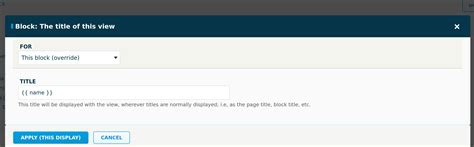 How To Use Tokens In The Title Of A View In Drupal