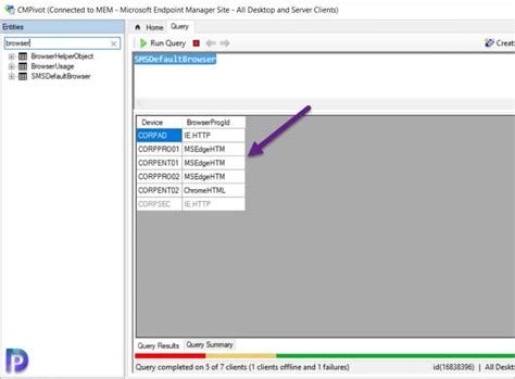 Find Default Browser Using Sccm Cmpivot Query