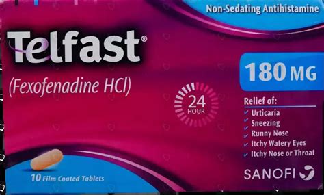 Telfast 180mg 10 Tablets Price In Pakistan Uses Dosage Side Effects