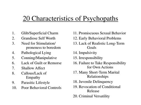 Ppt Psychopathy Powerpoint Presentation Free Download Id 1417182