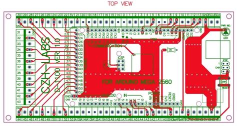 Czh Labs Din Rail Mount Screw Terminal Block Adapter Module For