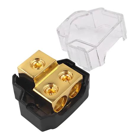 Shenggangshangmao001Car Audio Distribution Block 1 In 2 Out Way Ground Distributor Blocks