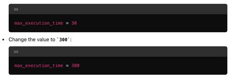 how to set max execution time to 300 in php a step by step guide