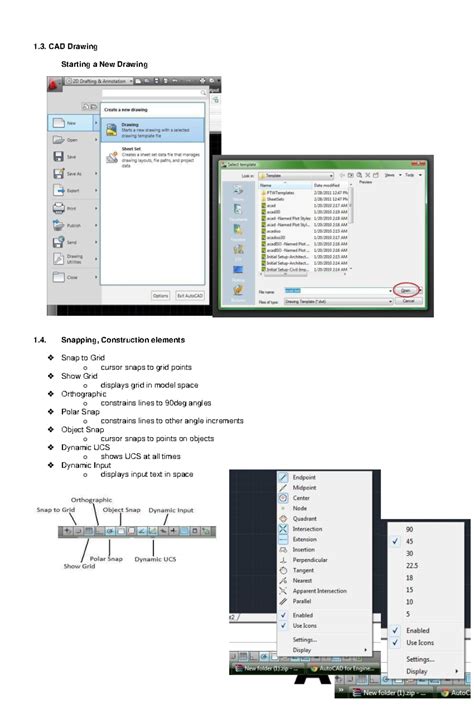 CAD M2 Comouter Aided Drafting Module For Autocad Software CAD Drawing Starting A New