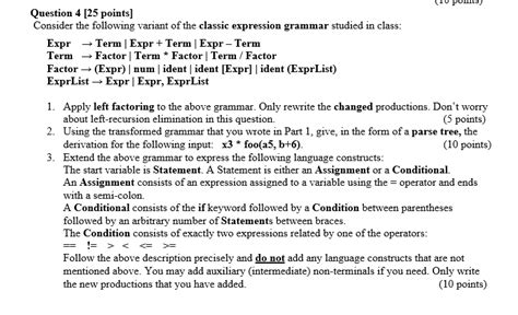 More Info You Need To Apply Left Factoring Only