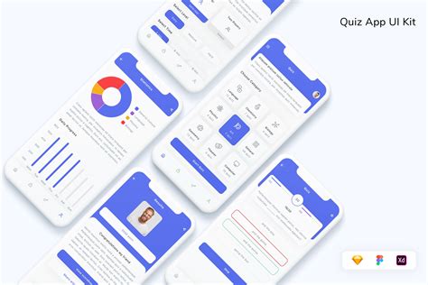 Quiz App Ui Kit Graphic By Betush · Creative Fabrica