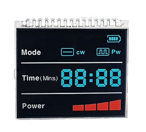 Pins Negative Transmissive Va Segment LCD Panel For Charge Energy Display LCD And LCD Panel