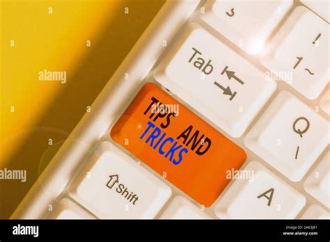 Conceptual Hand Writing Showing Tips And Tricks Concept Meaning Means