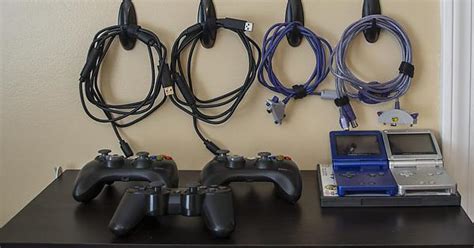 I Got Tired Of Wrapping My Controller Cables And Having No Place To Put Them Imgur
