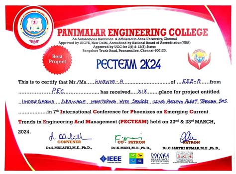 Khaviya Arun On Linkedin Pecteam Bestproject