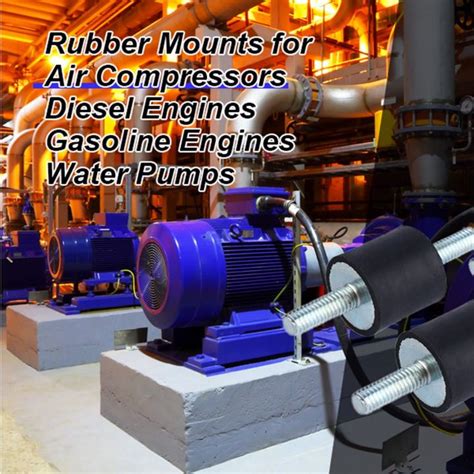 M6 Rubber Mount Shock Damper Anti Vibration Air Compressor Pump 20 × 20 Lazada Ph