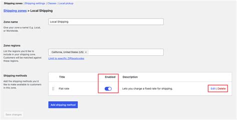 Setting Up Shipping Zones Documentation Woocommerce