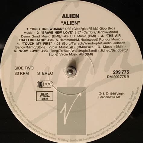 Alien Alien 1988 I Plak Sesi