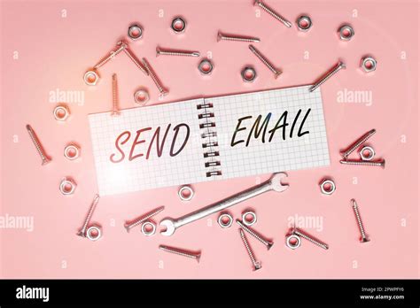 Conceptual Display Send Email Business Concept The System For Using Computers To Send Messages