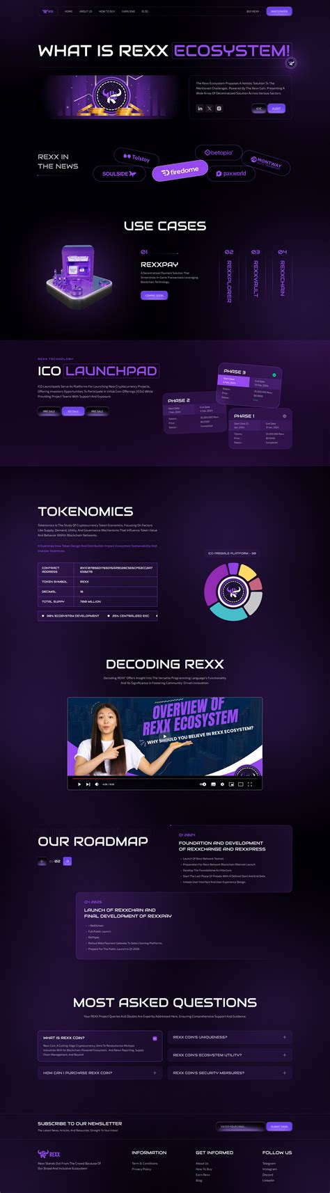 Rexx Ecosystem Your Gateway To A Decentralized Future Behance