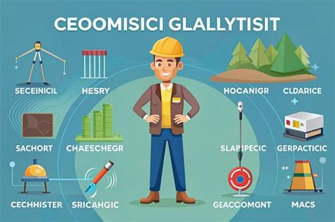 Flat Style Vector Geophysicist Character Illustration Premium Ai