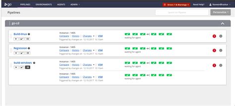 Dashboard List View For Pipeline · Issue 3872 · Gocdgocd · Github