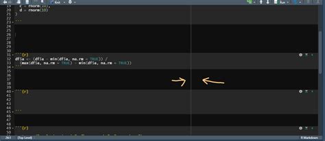 vertical line going trough r markdown r learnprogramming