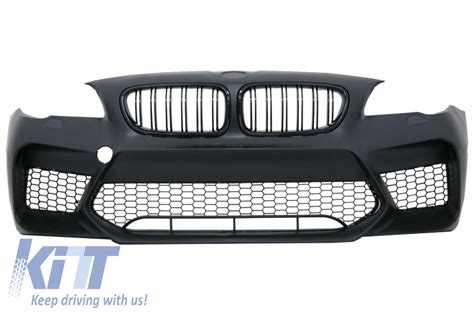 Front Bumper With Central Grilles Suitable For Bmw 5 Series F10 F11