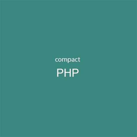 Hàm compact trong PHP là gì Code Tu Tam