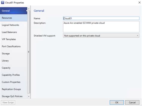 Azure Arc Set Up The Scvmm Private Cloud Prerequisite For Azure Arc Enabled Scvmm Onboarding