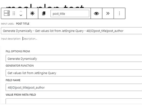 Bug Not Working Select Field Generate Dynamically Get Values