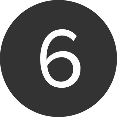 Number6 Vector Icons Free Download In Svg Png Format