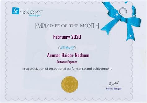 ammar nadeem on linkedin employeeofthemonth