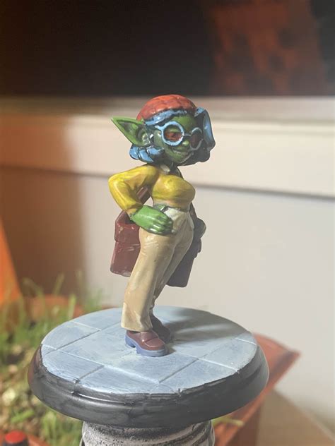 3d Printable Goblin Hacker By Twin Goddess Miniatures