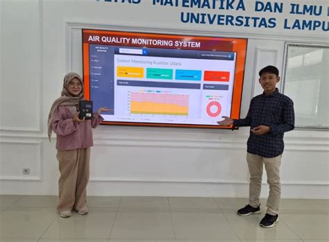 Alat Monitoring Udara Berbasis Iot Inovasi Mahasiswa Unila