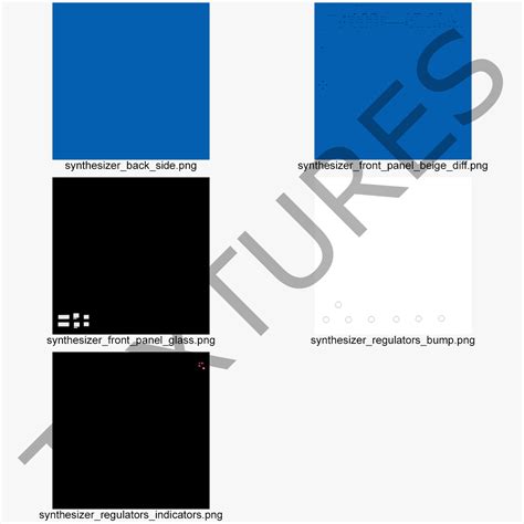 3d Analog Synthesizer Generic Modeled Model Turbosquid 1361710